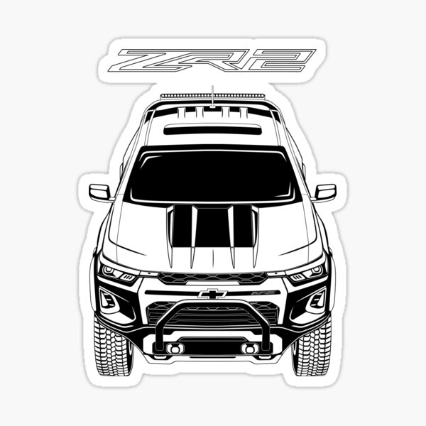 "Colorado ZR2 2023-2024" Sticker for Sale by V8social | Redbubble
