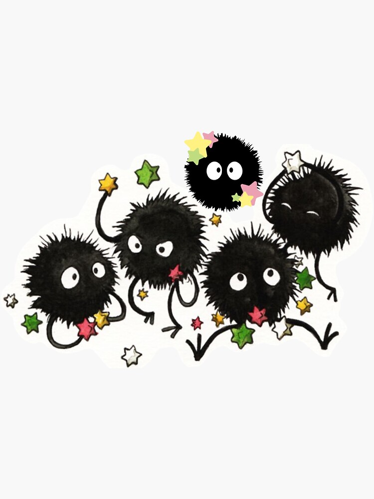 "Soot Sprites sticker" Sticker for Sale by beestnaji | Redbubble