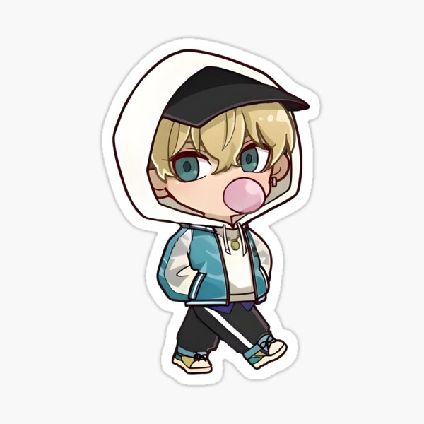 "Chibi Smiley Tiger" Sticker for Sale by Artist-panda | Redbubble