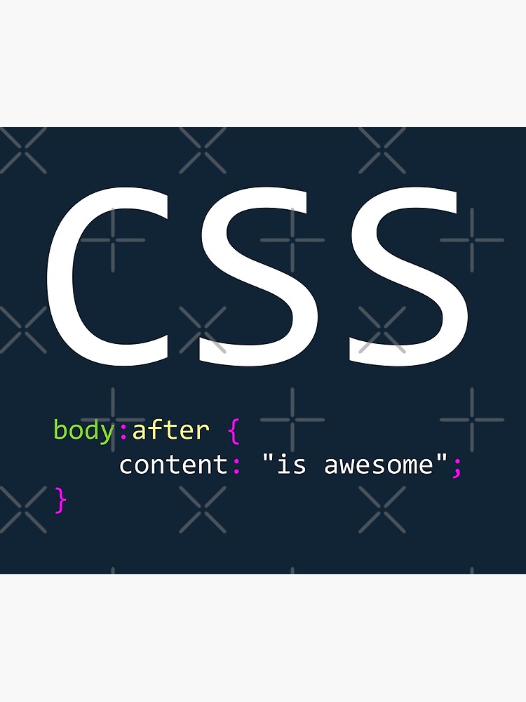 "CSS is awesome - Computer Programming" Poster for Sale by springforce ...