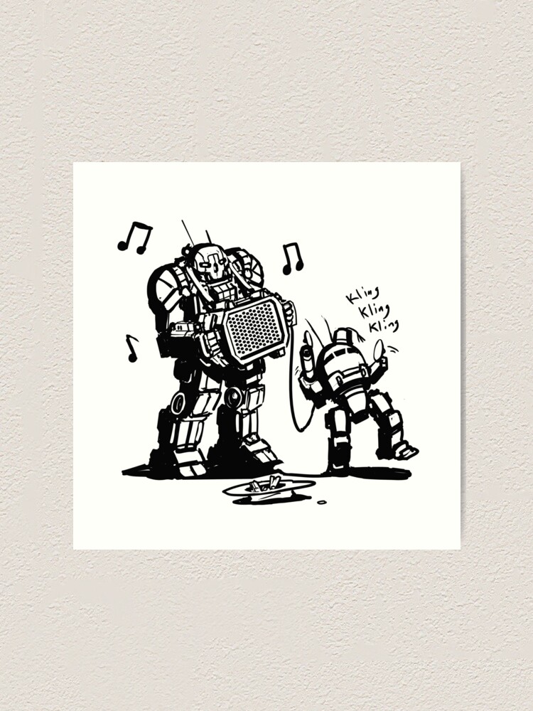 "Battletech - The Dancing Urbanmech" Art Print for Sale by karlosrolero ...