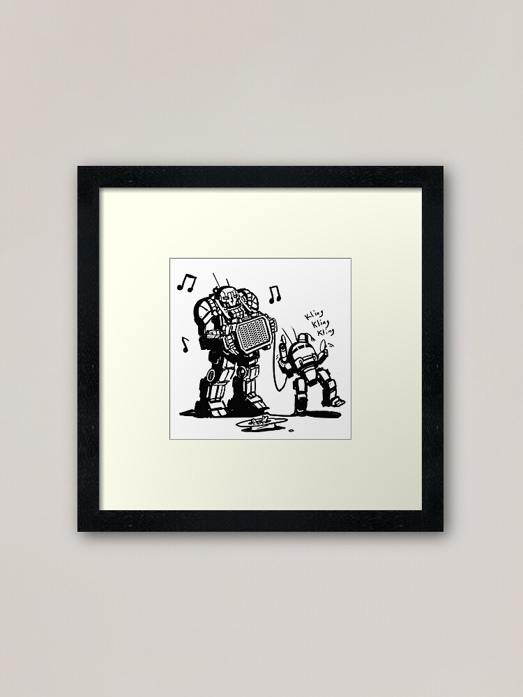"Battletech - The Dancing Urbanmech" Framed Art Print for Sale by ...
