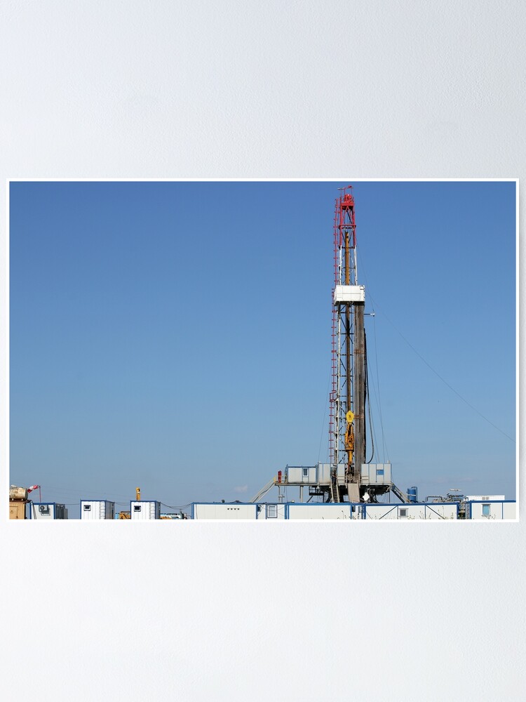 "offshore oil drilling rig" Poster by goceris | Redbubble