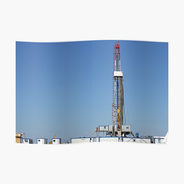 "offshore oil drilling rig" Poster by goceris | Redbubble