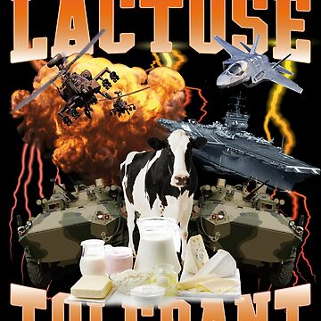 "Lactose Tolerant Meme Sarcastic Trendy Funny" Sticker for Sale by ...