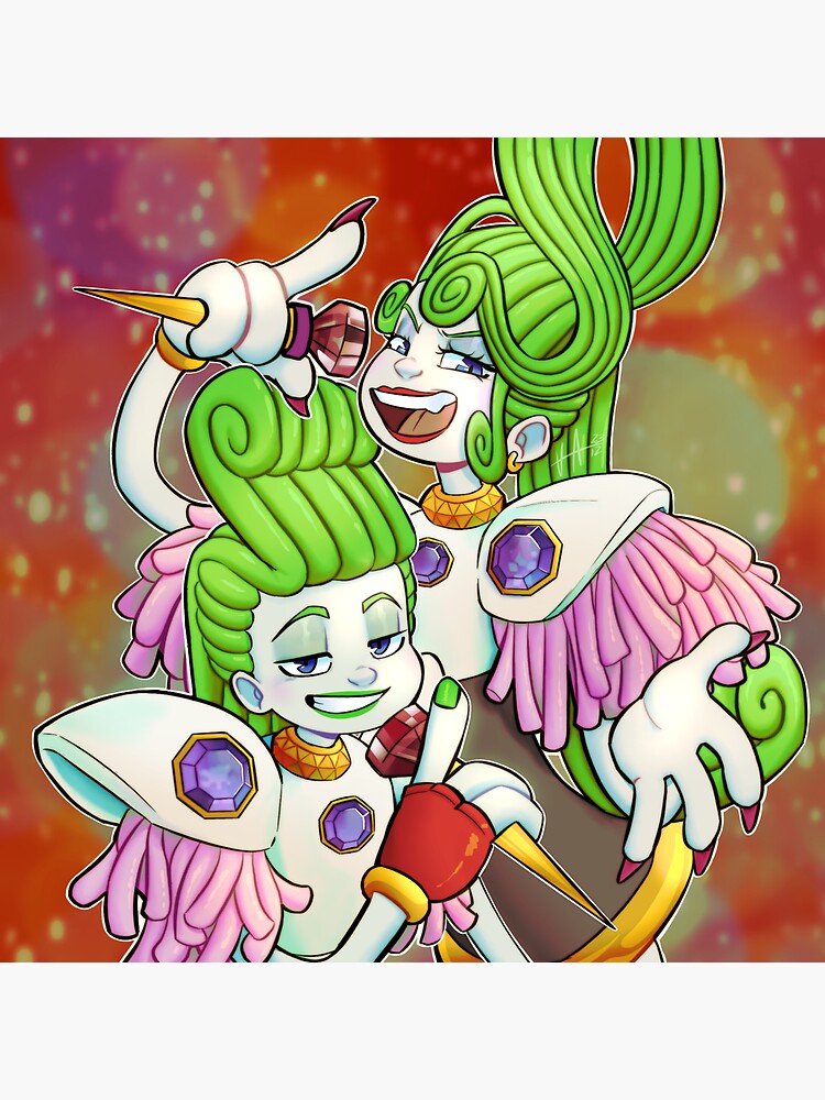 "Velvet and Veneer" Sticker for Sale by VioletBerryArt | Redbubble