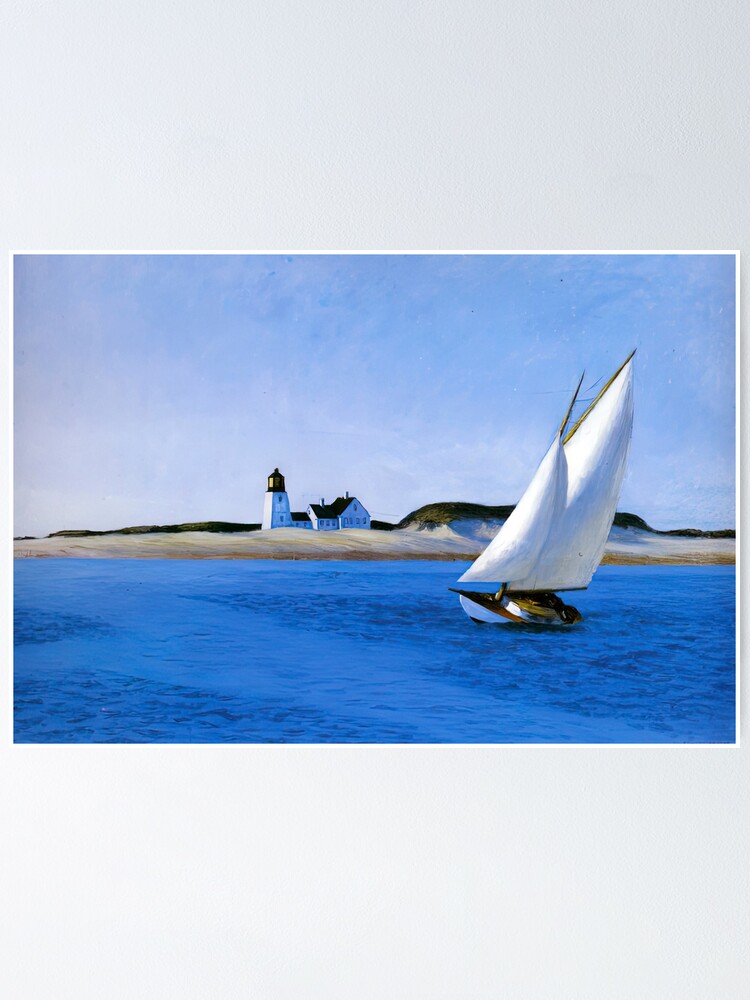 "the long leg edward hopper artwork" Poster for Sale by Amy-Hamilton ...