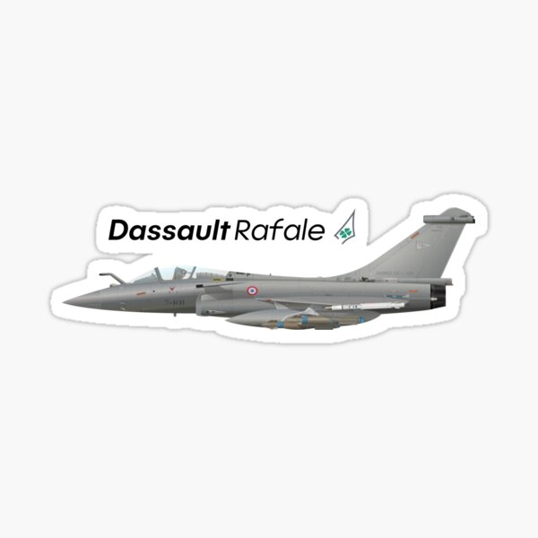 "Dassault Rafale" Sticker by ALaChasseBordel | Redbubble