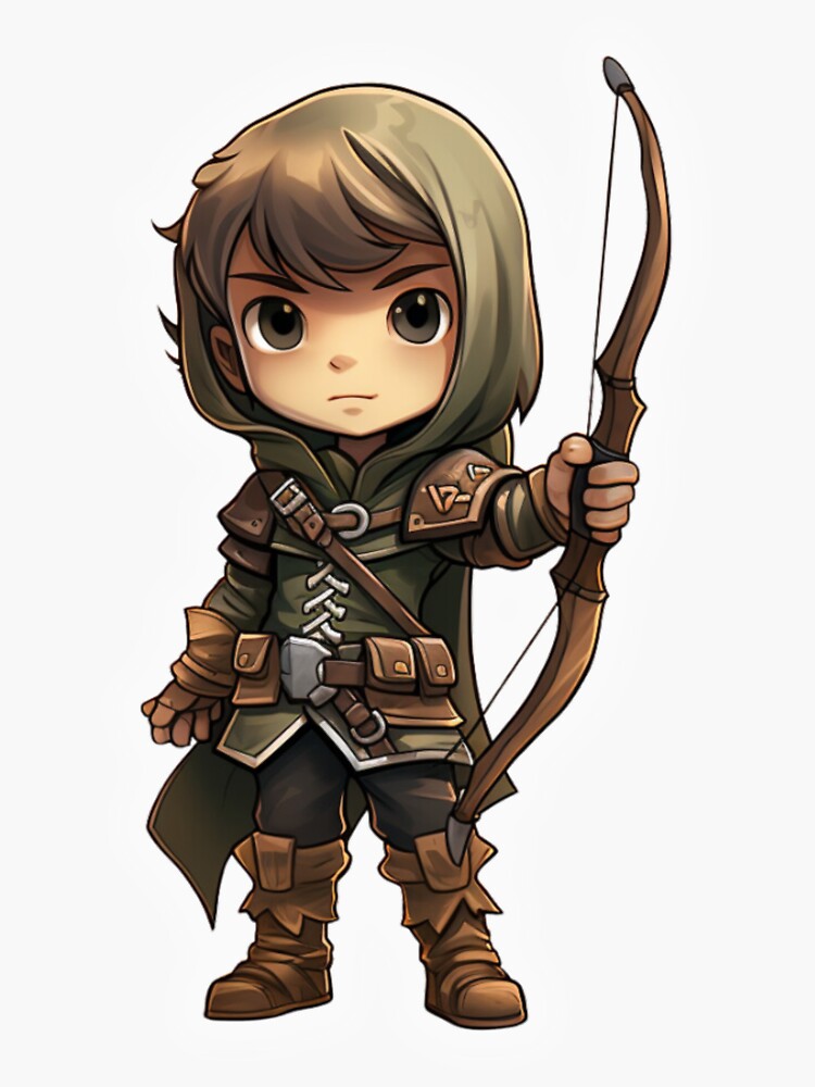 "Chibi Style Ranger, Role Play Character" Sticker for Sale by ...