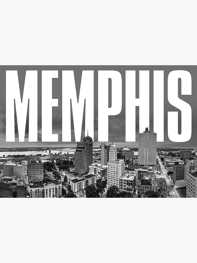 "Memphis Cityscape" Sticker for Sale by TIGERDAVER | Redbubble