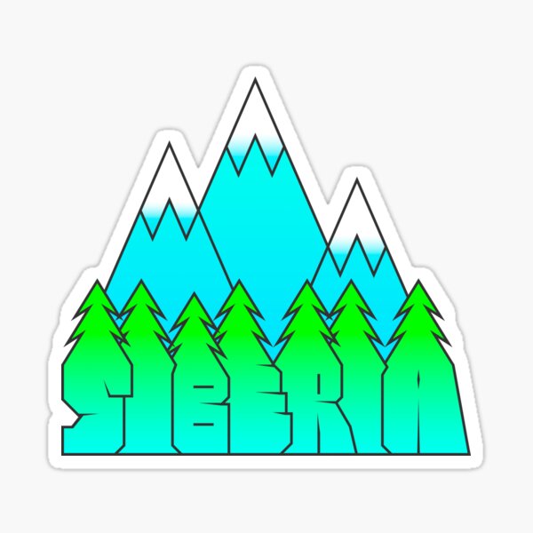 "Siberia" Sticker for Sale by tabemisa | Redbubble