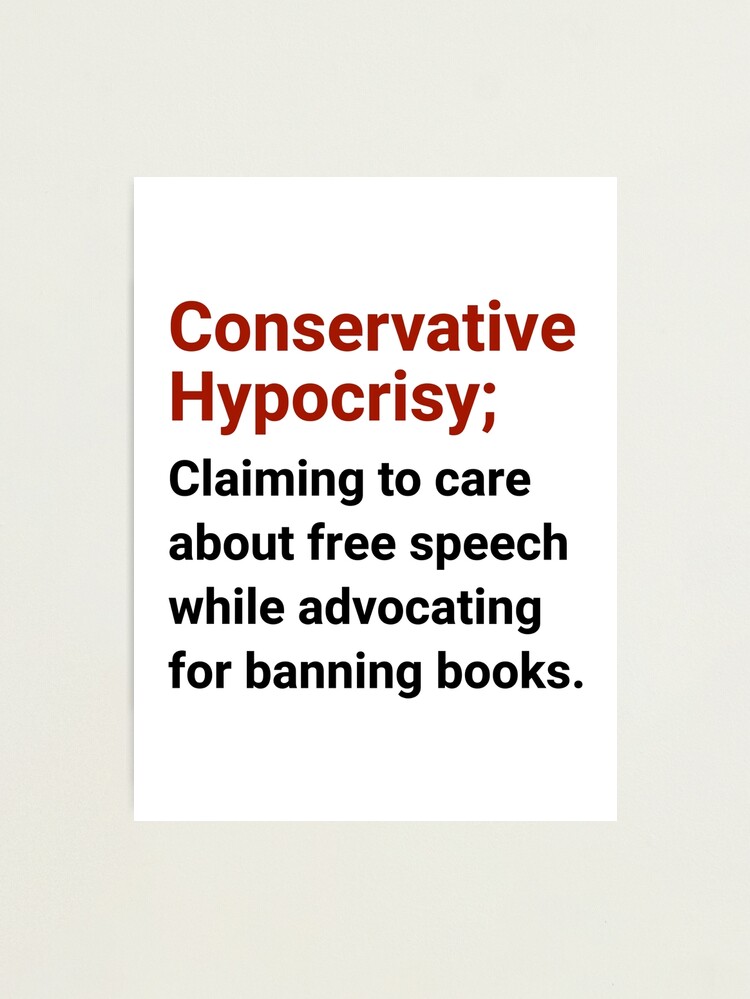 Conservative Hypocrisy