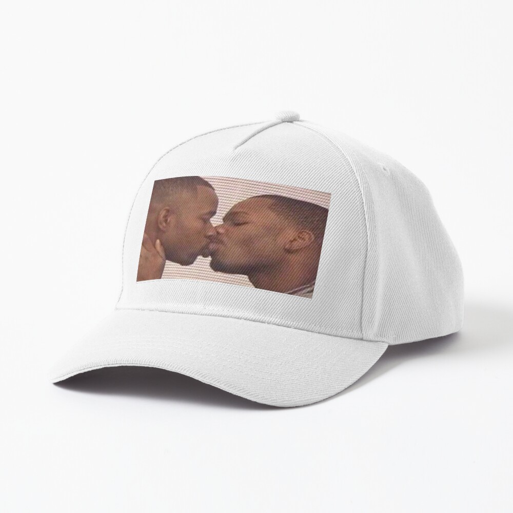 "2 black guys kissing" Poster for Sale by Cool blue guy With sunglasses | Redbubble