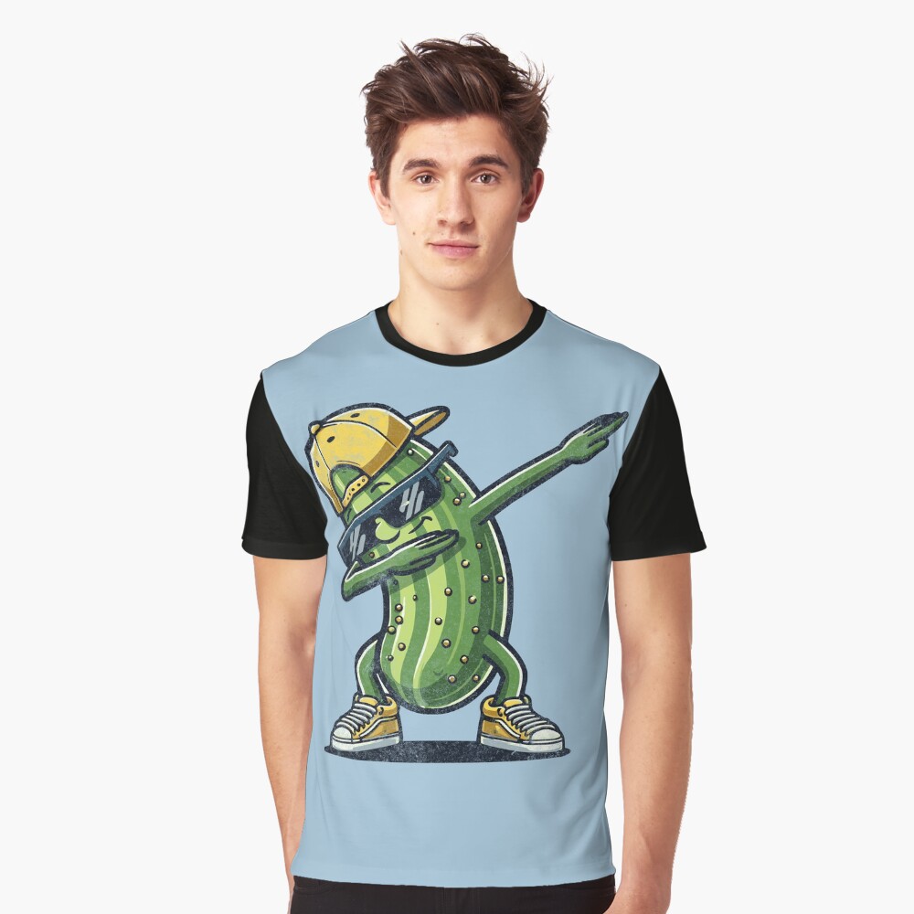 "Dabbing Dill Pickle Funny Cucumber Dancing Swag" Sticker for Sale by ...