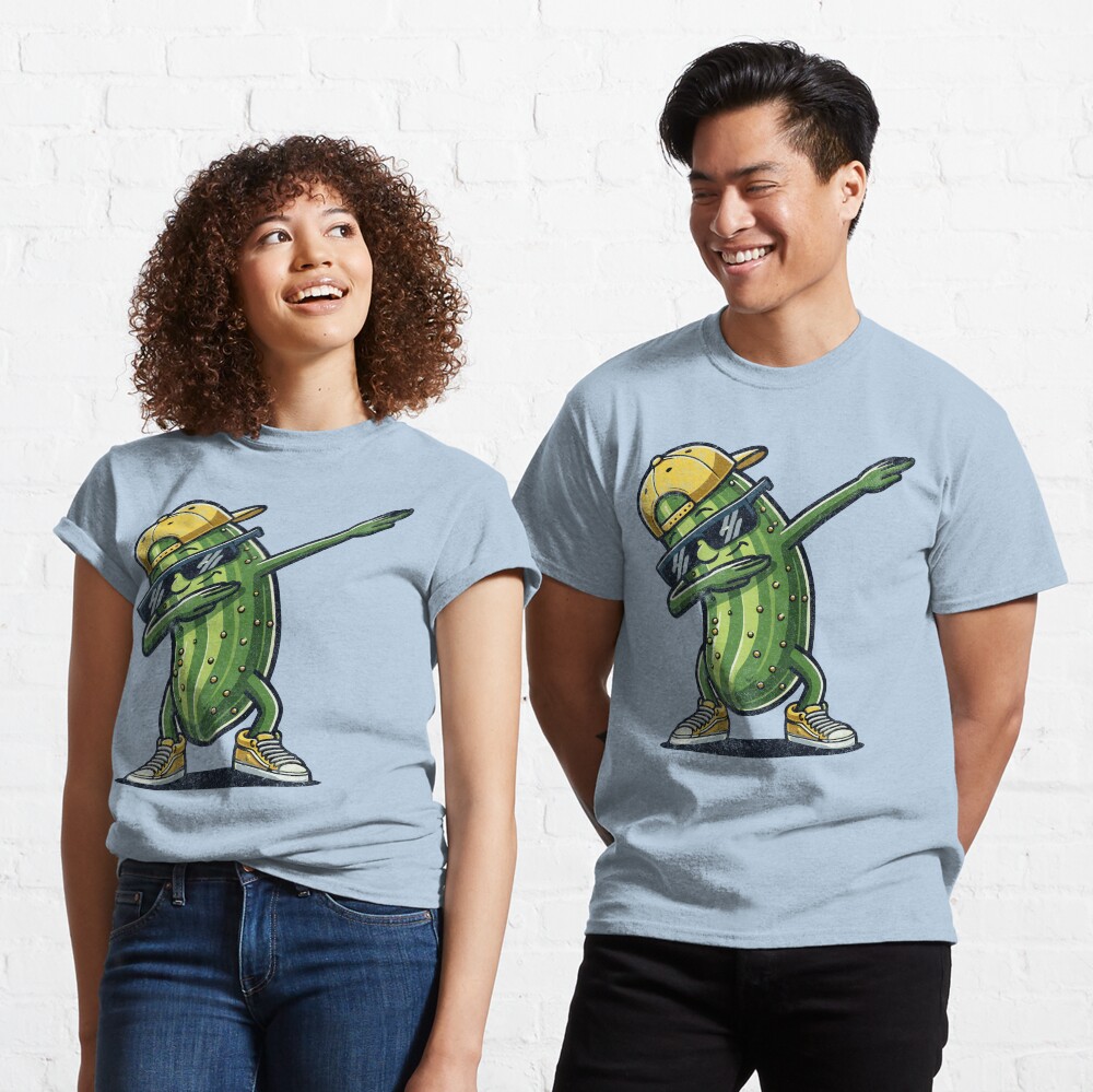 "Dabbing Dill Pickle Funny Cucumber Dancing Swag" Sticker for Sale by ...