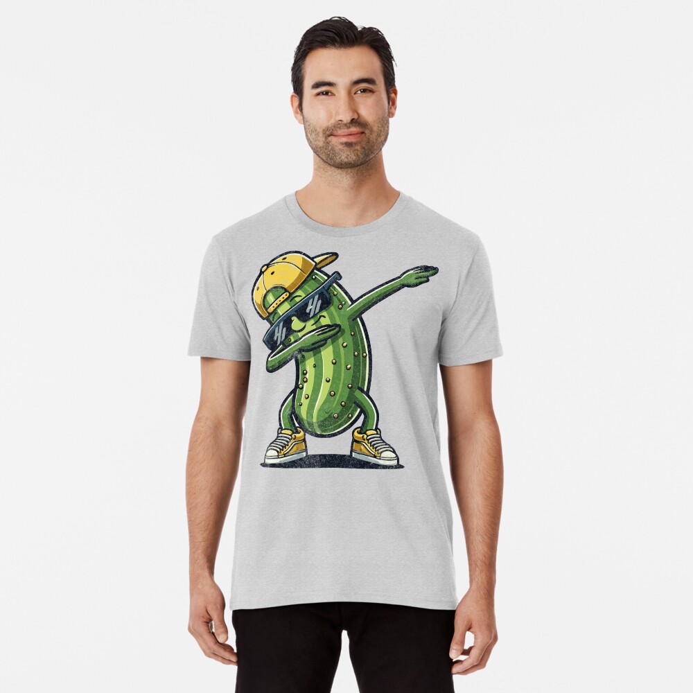 "Dabbing Dill Pickle Funny Cucumber Dancing Swag" Sticker for Sale by ...