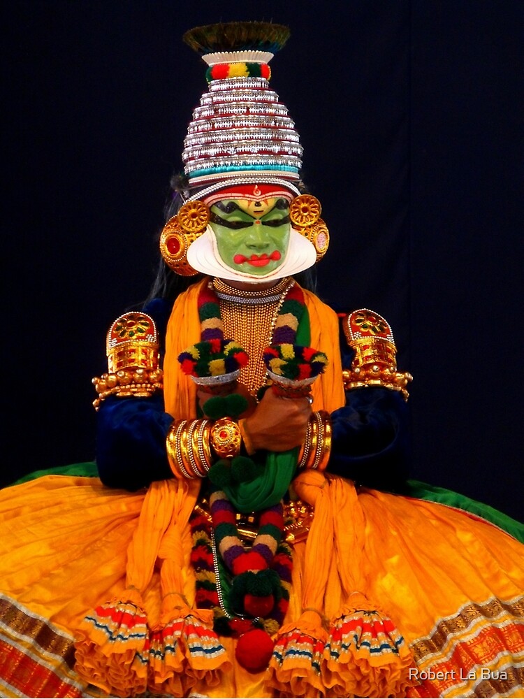 Póster «El personaje Pacca (Kathakali), Kerala Kalamandalam, India» de ...