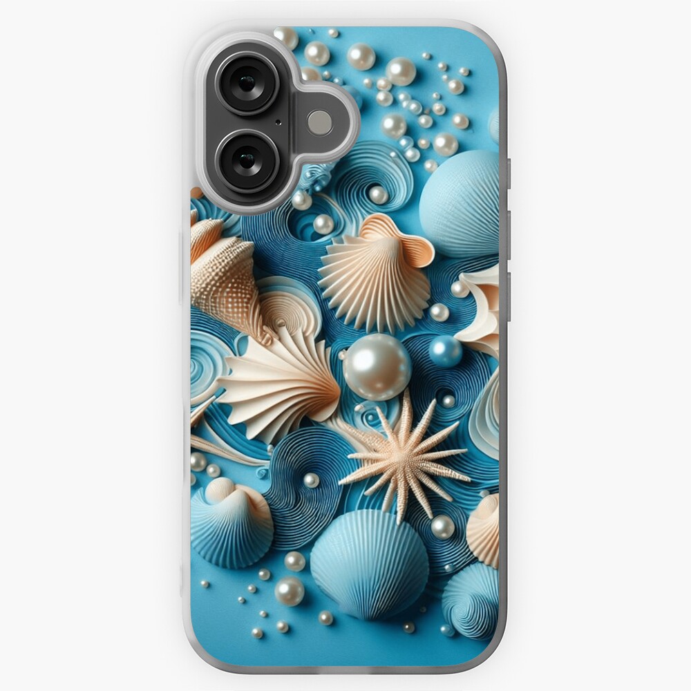 "Beautiful Sea Shells and Pearls." Canvas Print for Sale by LindaV44 ...