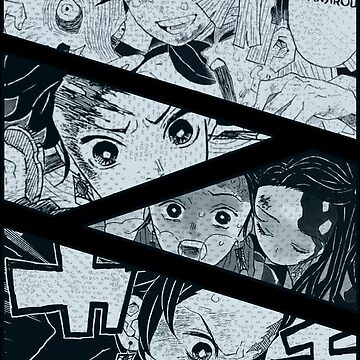 "Tanjiro Kamado Manga Panel Design" Kids T-Shirt for Sale by Wafusaurus ...
