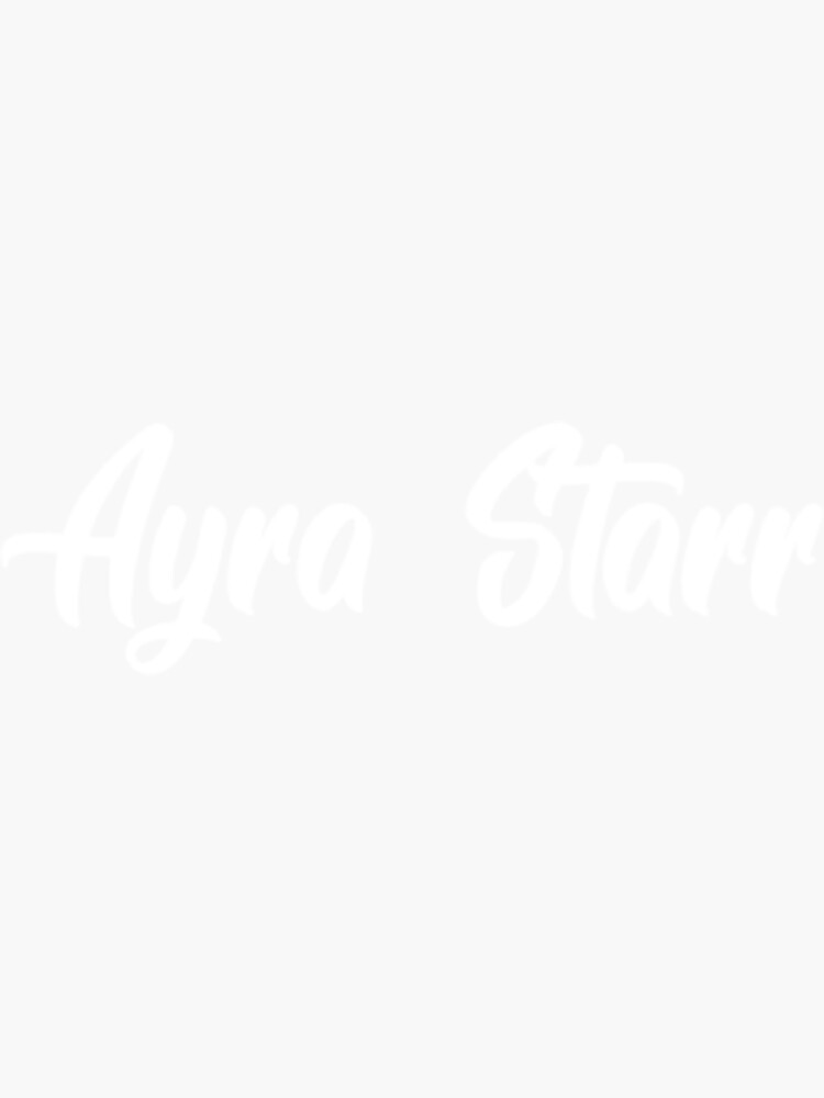 "Ayra Starr singer Nigeria" Sticker for Sale by namialoria | Redbubble