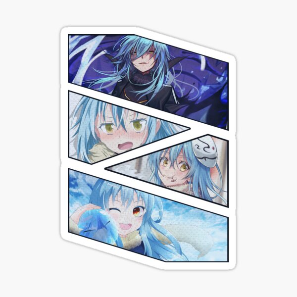 "Rimuru Tempest Manga Panel Design" Sticker for Sale by Wafusaurus ...