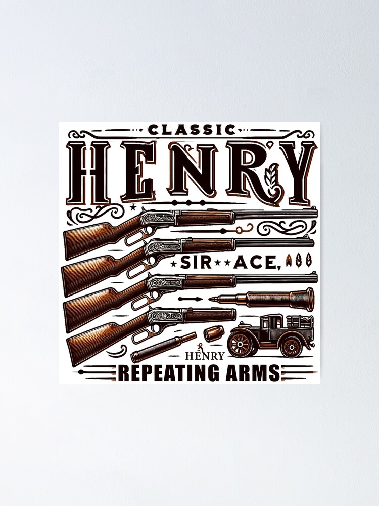 "Henry Rifle" Poster for Sale by vectcd | Redbubble