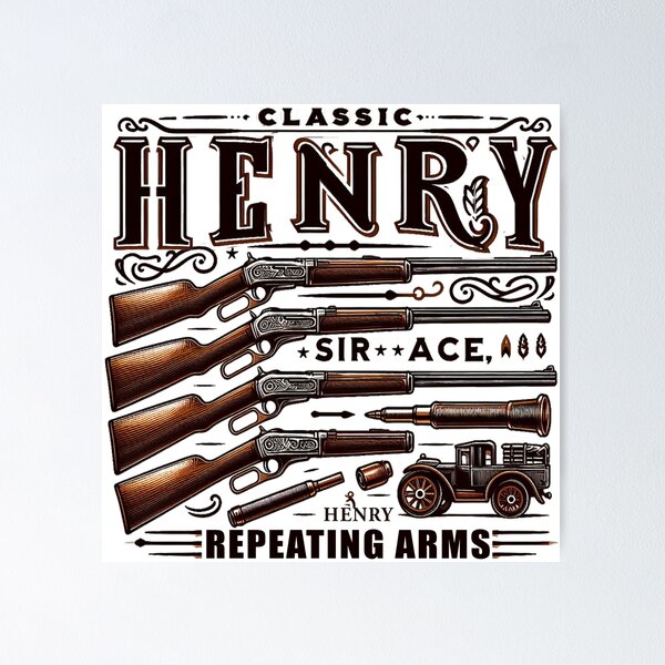 "Henry Rifle" Poster for Sale by vectcd | Redbubble