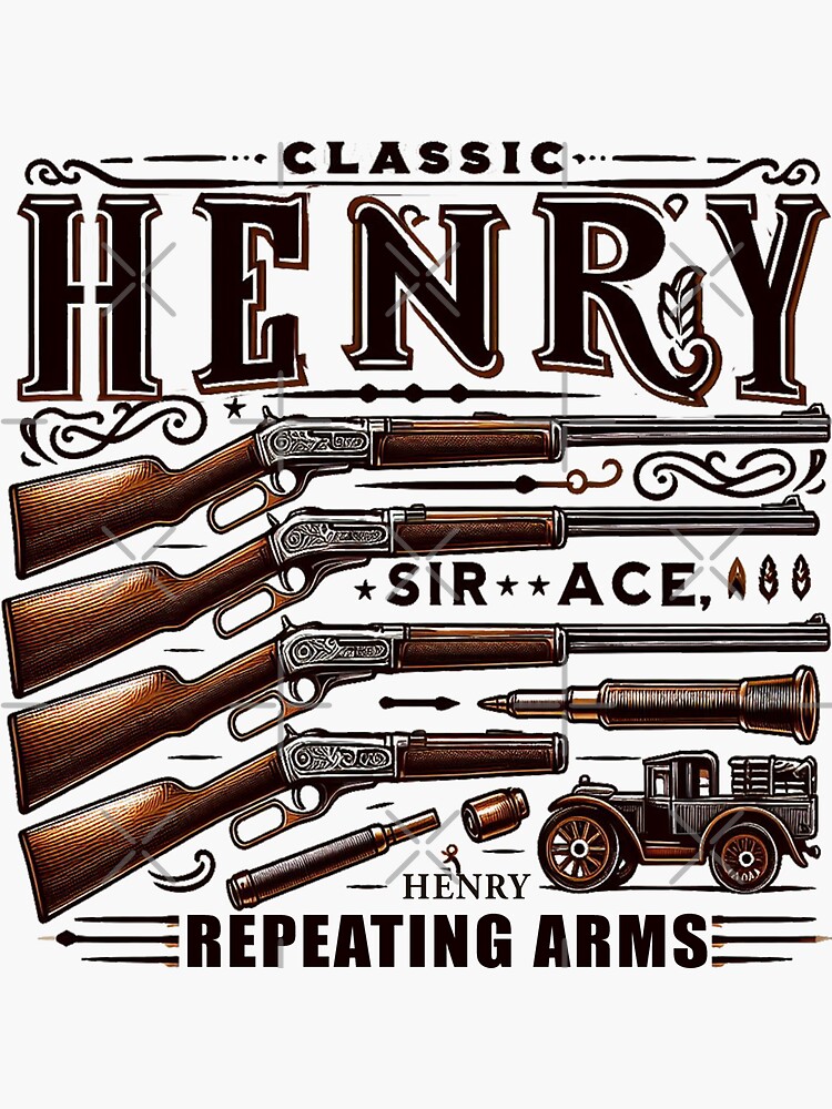 "Henry Rifle" Sticker for Sale by vectcd | Redbubble