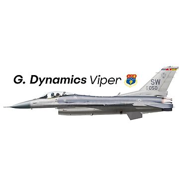 "General Dynamics F16 Viper" Sticker by ALaChasseBordel | Redbubble