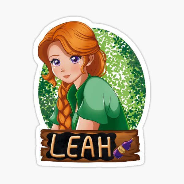 "Stardew Valley Leah" Sticker for Sale by SayuriNishi | Redbubble