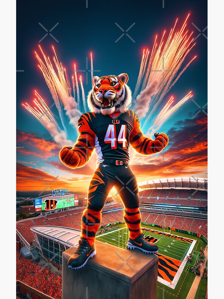 "Cincinnati Bengals fan art Phone Case" Sticker for Sale by Matthew ...