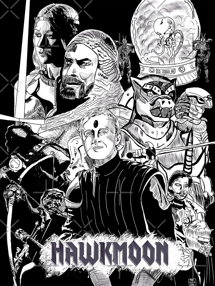 "Hawkmoon and the Tragic Millenium" Sticker for Sale by Gautam Sheoran ...