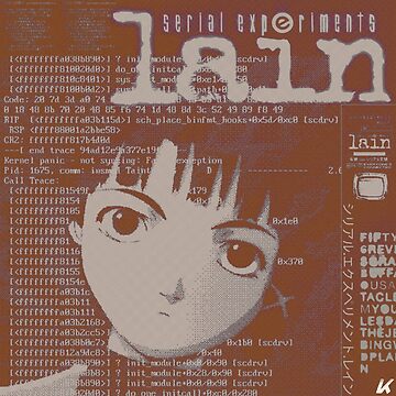 "Serial Experiments Lain, The Wired, Virtual Girl " Poster for Sale by ...