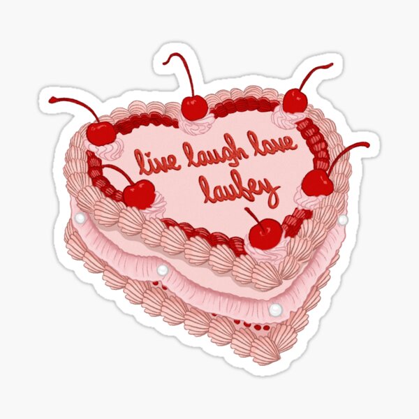 "live laugh love laufey" Sticker for Sale by macyshuster | Redbubble