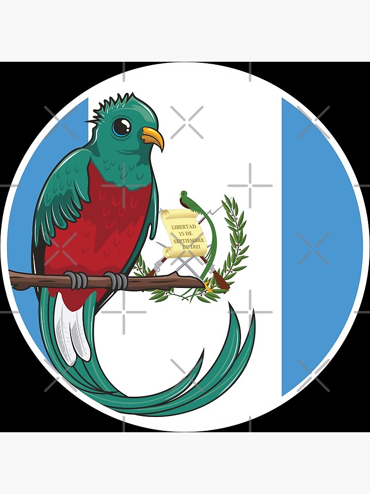 "Guatemala Quetzal Guatemalan National Animal Flag" Poster for Sale by ...