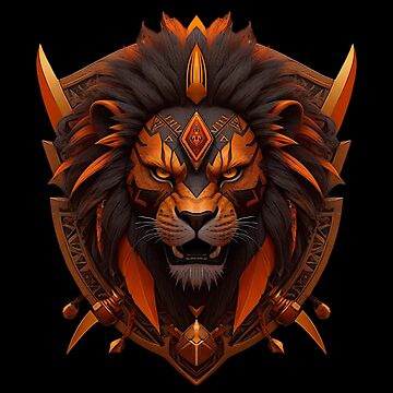 "African Lion 2: Guardian of the Savannah" Sticker by MiGuE-CeGa ...