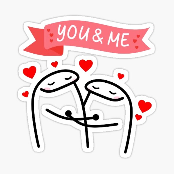 "Flork Valentine" Sticker by Rich-sama | Redbubble