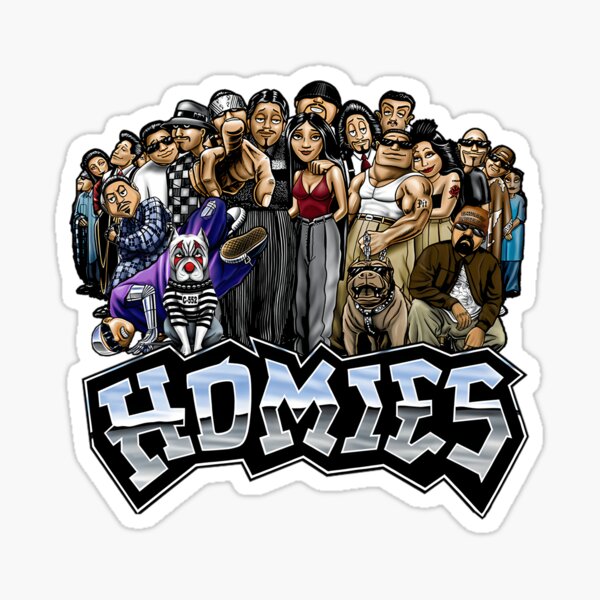 "Lil Homies Team" Sticker for Sale by andruliskaleba | Redbubble