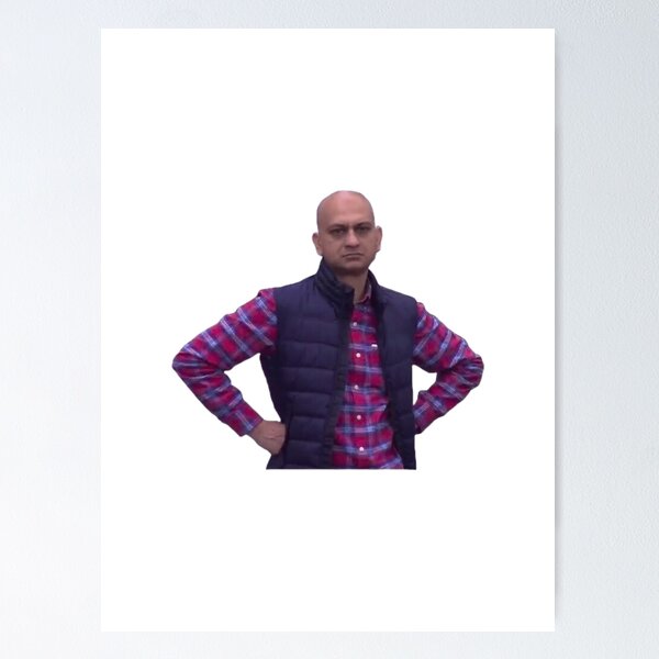 "Disappointed Indian Man Meme" Poster for Sale by ShoresMade | Redbubble