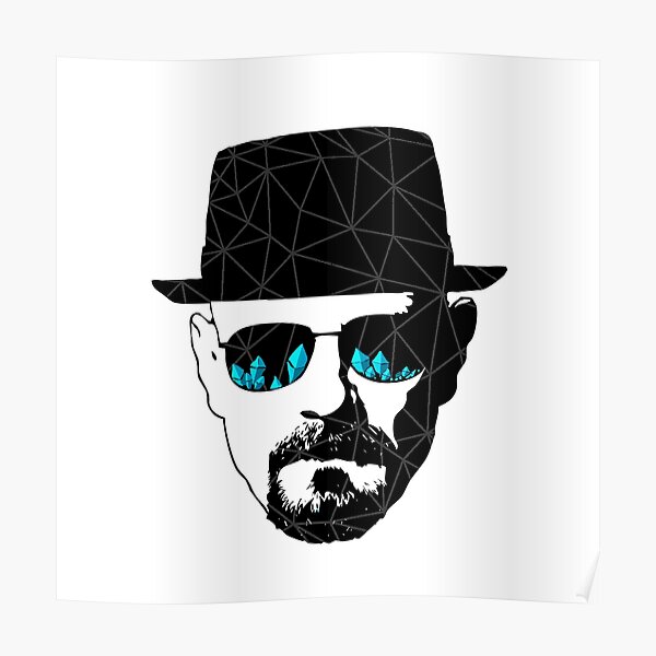 "blue meth" Poster for Sale by Pug-love | Redbubble