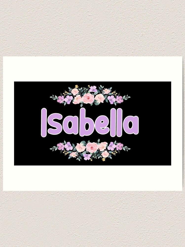Isabella Name Art HOW TO DRAW YOUR NAME IN GRAFFITI STYLE LETTERS