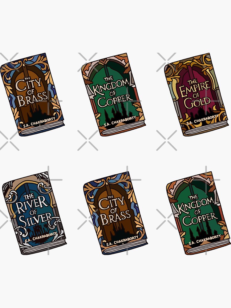 Pegatina for Sale con la obra «Los libros de la trilogía de Daevabad ...