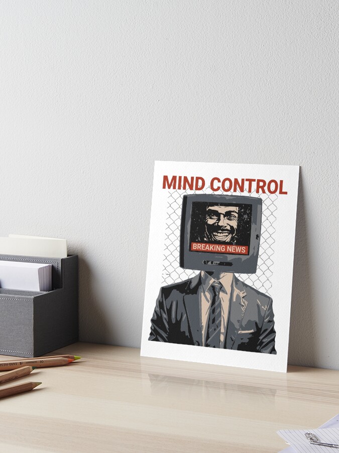 "1984 News Mind Control" Art Board Print for Sale by CyberYogi | Redbubble