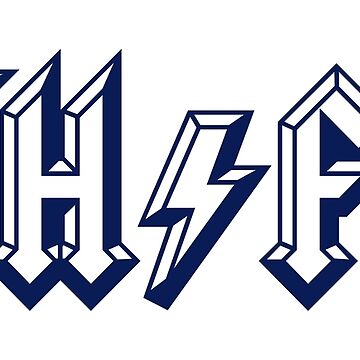 "Tottenham Hotspur THFC Dark Blue Lightning Logo" Sticker for Sale by ...