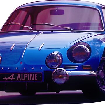"Renault Alpine A110" Sticker for Sale by VFTSMotorsport | Redbubble