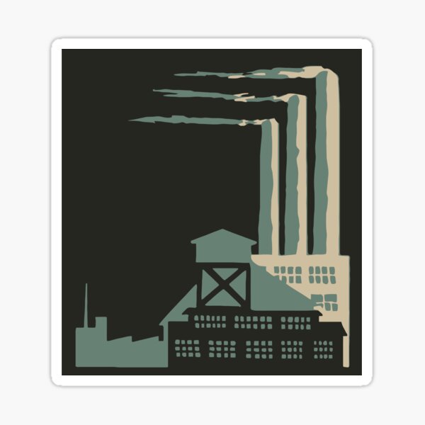 "Factory" Sticker for Sale by simbamerch | Redbubble