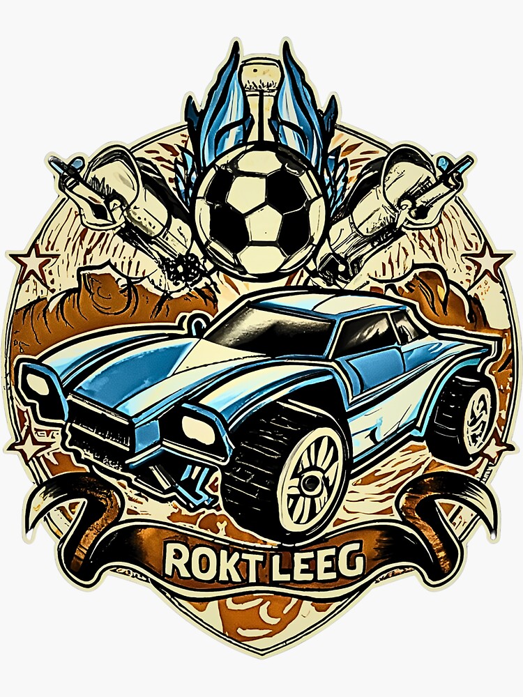 "Rokt Leeg," Sticker for Sale by SudarshARTS | Redbubble