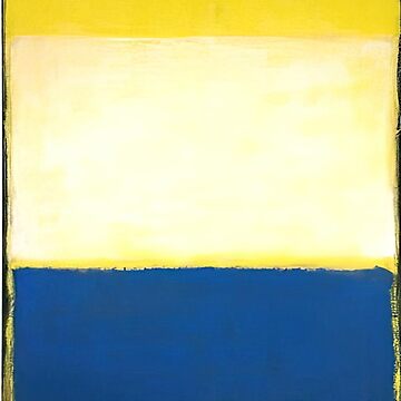 "Mark Rothko - No. 6 (Yellow, White, Blue Over Yellow on Gray) - 1954 ...