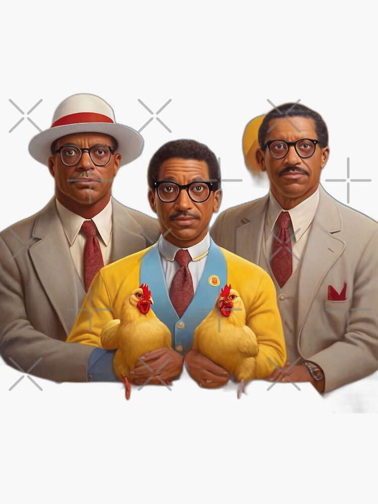 "los pollos hermanos" Sticker for Sale by HG4Design | Redbubble