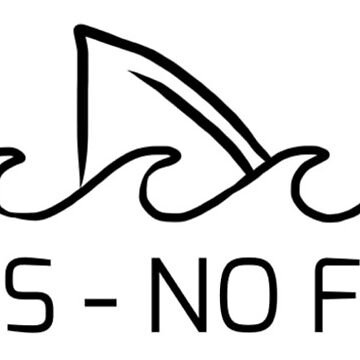 "No Fins, No Future" Sticker for Sale by TGdigital | Redbubble